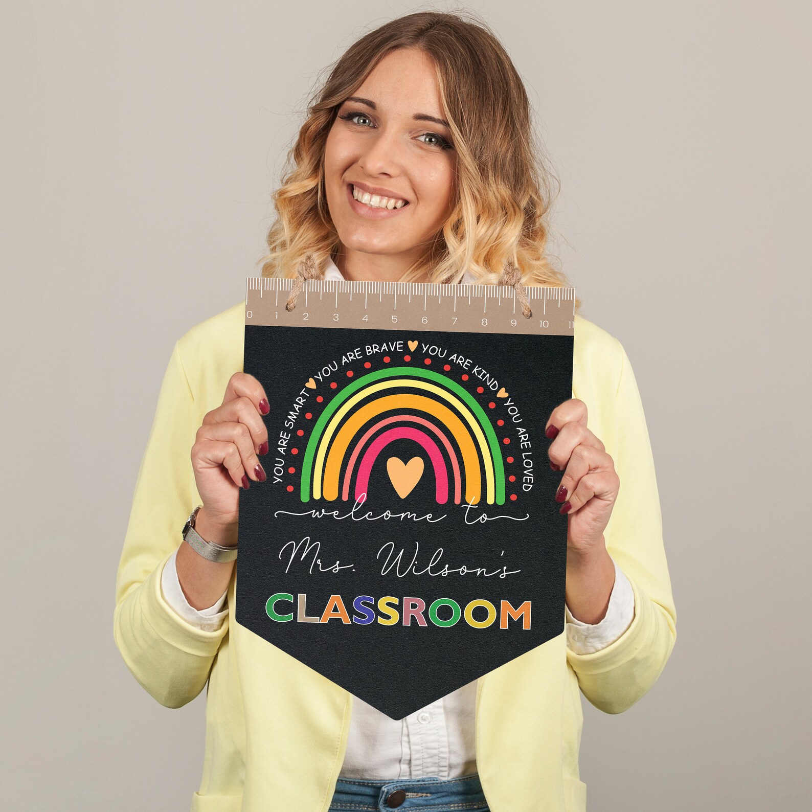 Classroom Door Sign, Personalized Teacher Sign, Classroom Decor ...