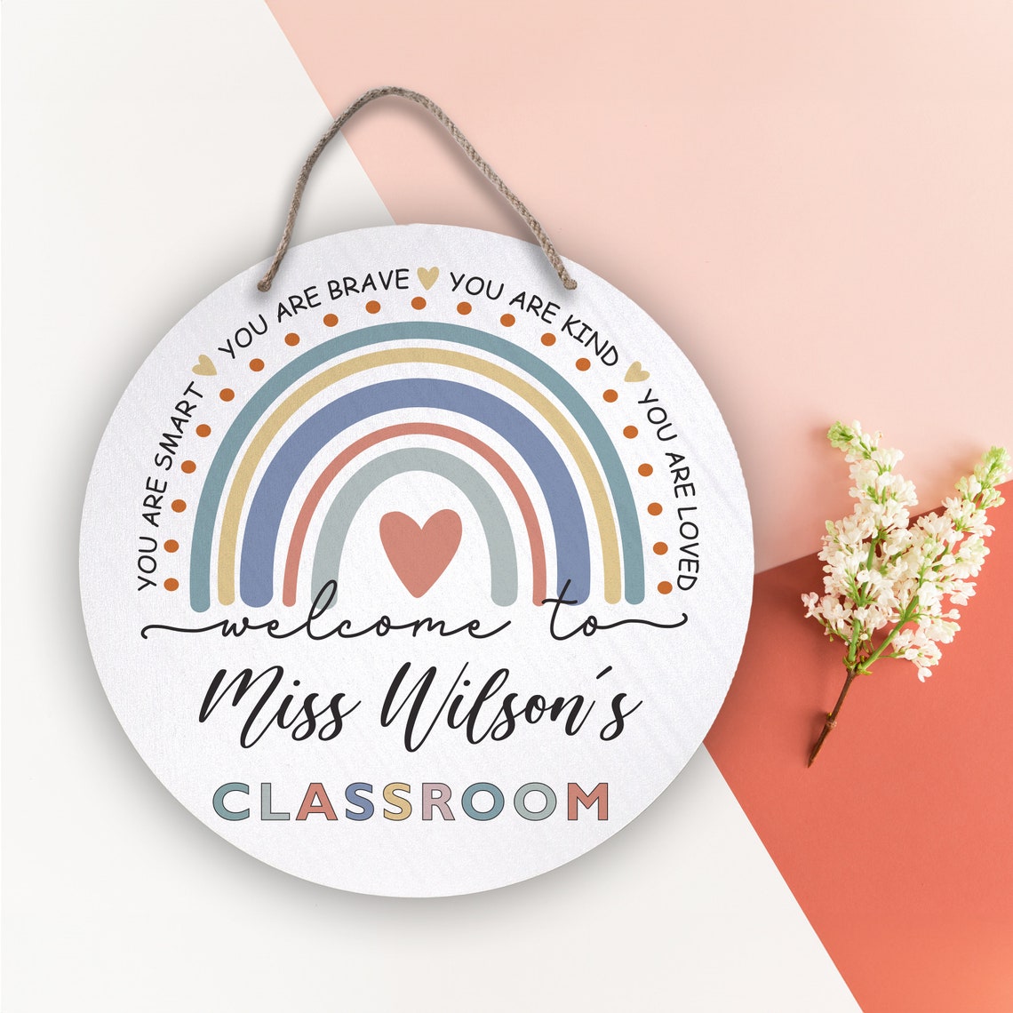 Classroom Door Sign, Personalized Teacher Sign, Classroom Decor,teacher ...