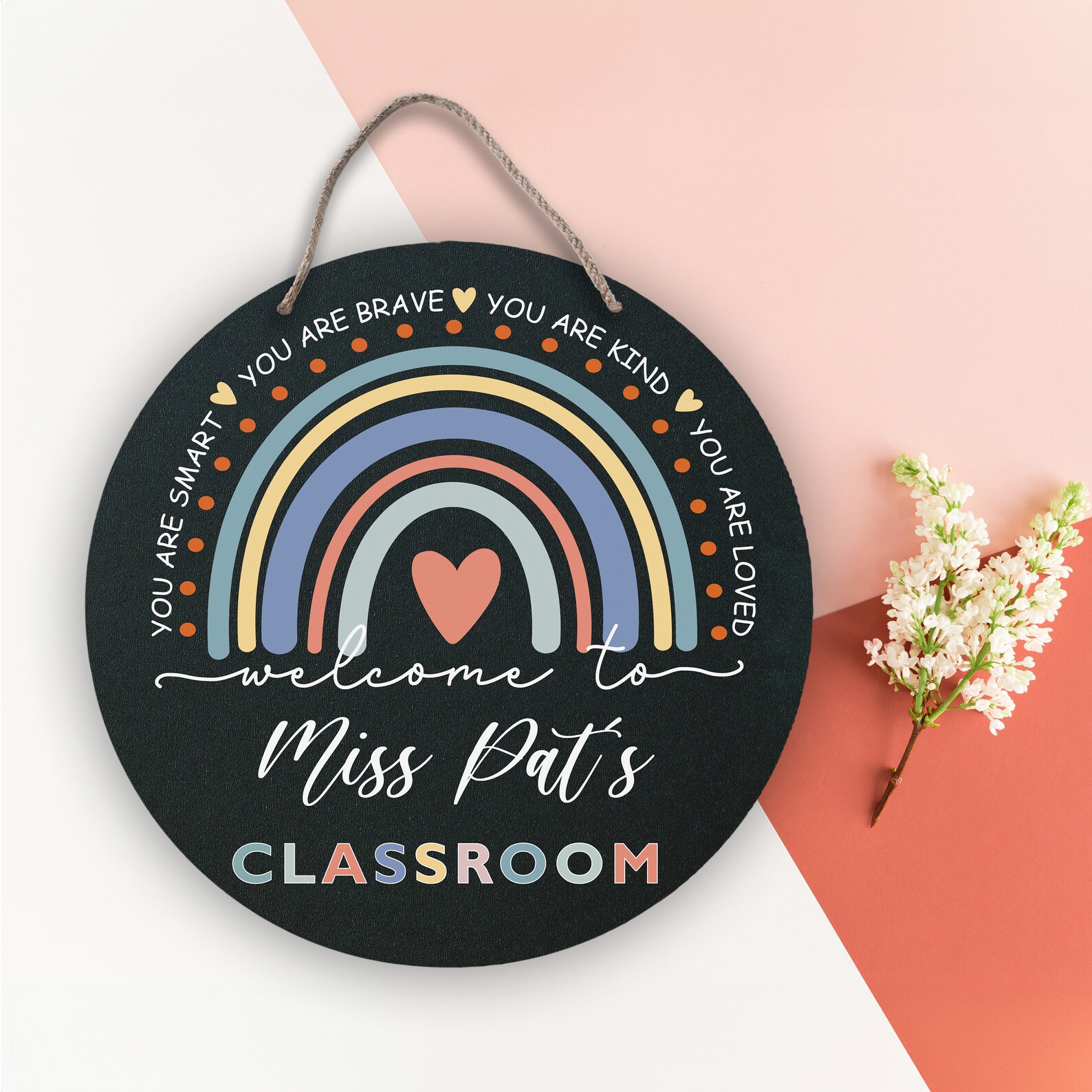 Classroom Door Sign, Personalized Teacher Sign, Classroom Decor,teacher ...