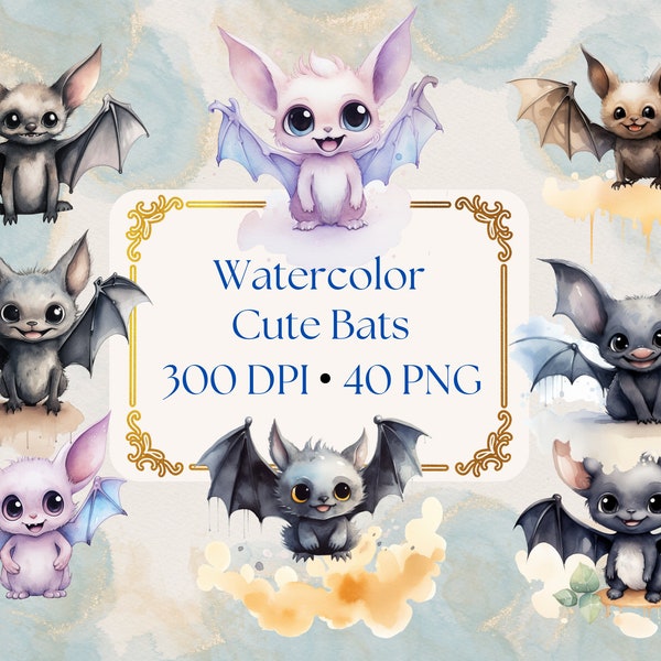 Cute Bat - Etsy