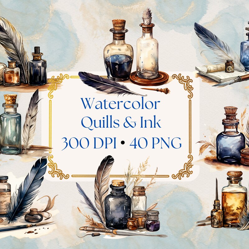 Quill and Ink - Etsy