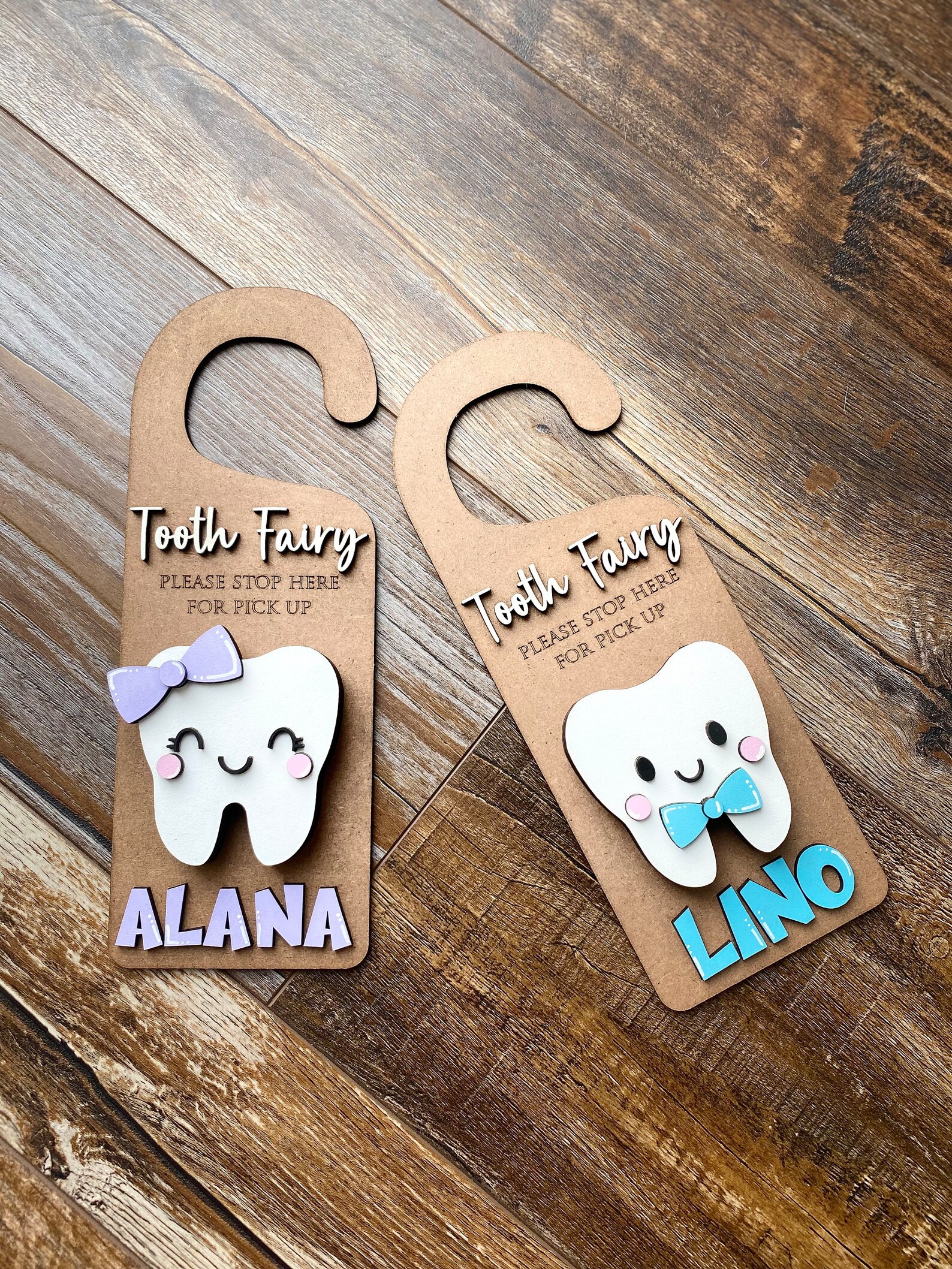 Tooth Fairy Door Hanger Tooth Holder Custom Door Hanger - Etsy