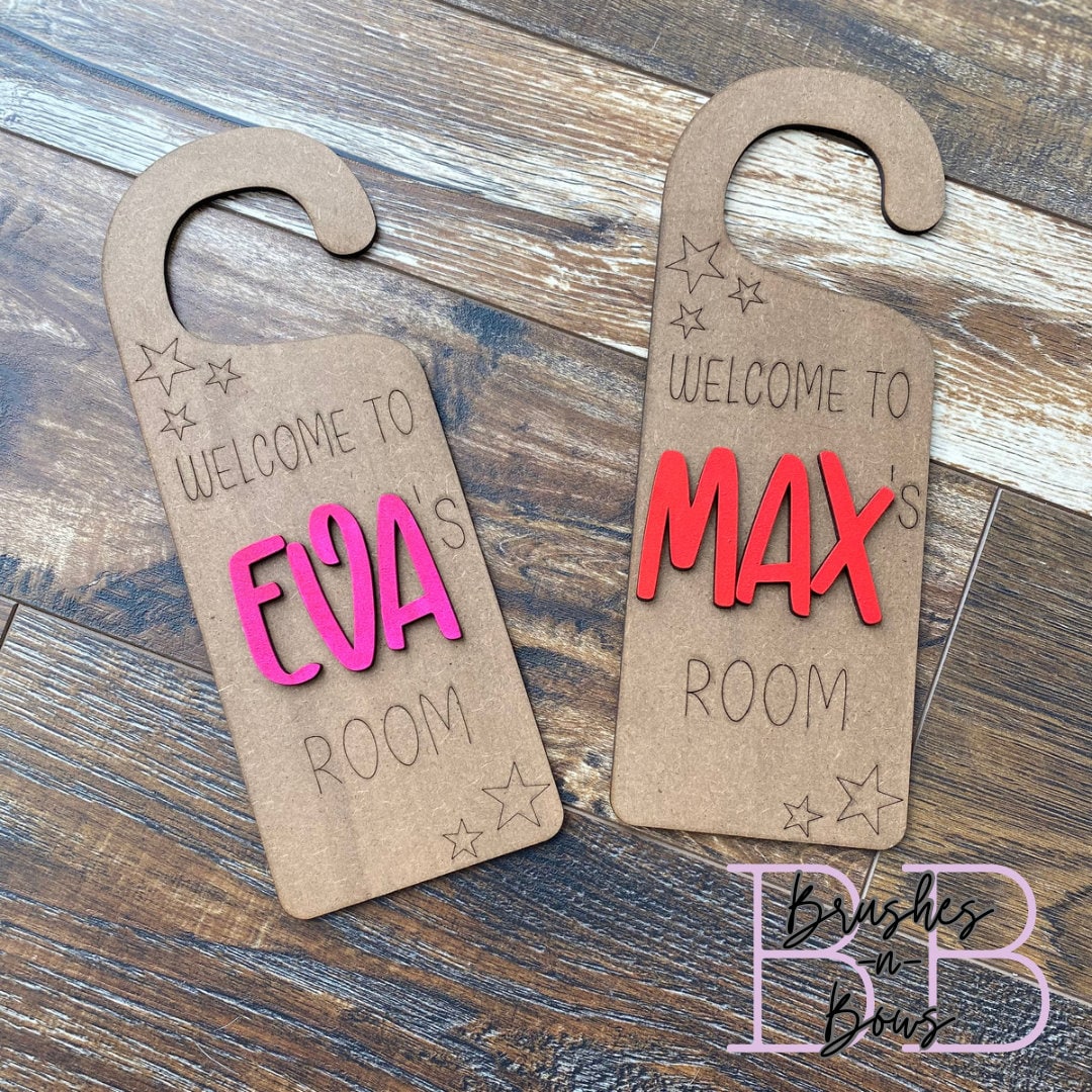 Personalized Door Hanger | Door Decor | Name Sign | Custom Door Hanger ...