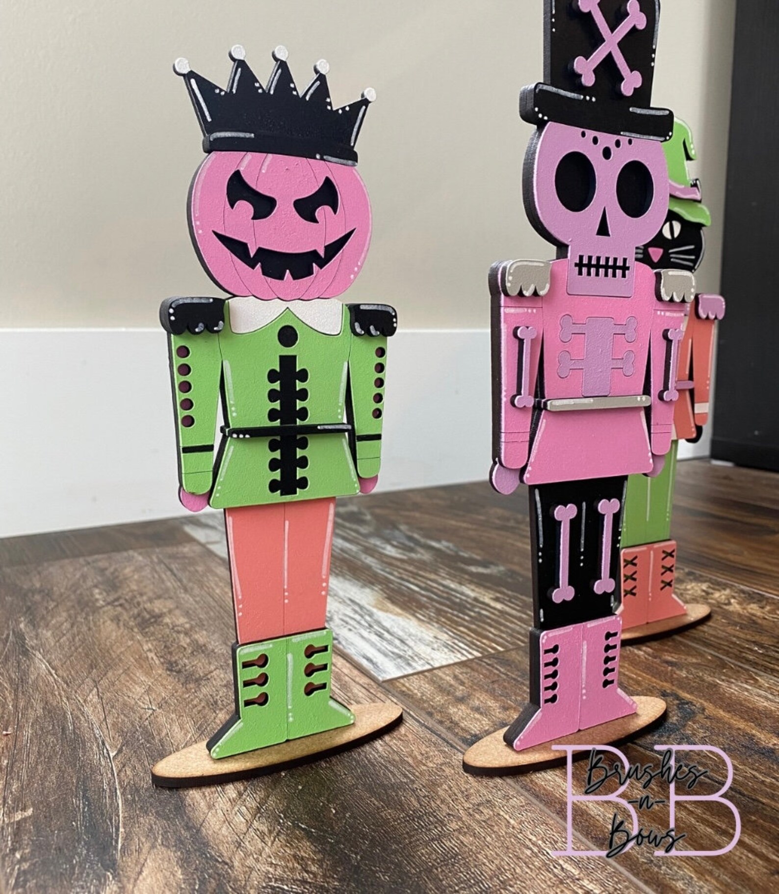 Halloween Nutcrackers | Skeleton | Black Cat | Jack-o-lantern ...
