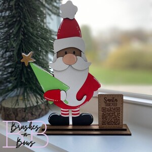 Santa Tracker | Shelf Sitter | Tiered Tray | Christmas Decor | - Etsy