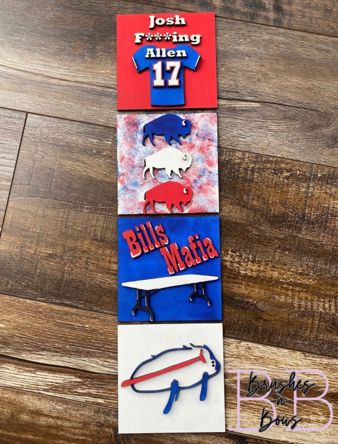 Buffalo Interchangeable Leaning Ladder Inserts ONLY Tiered Tray Shelf ...