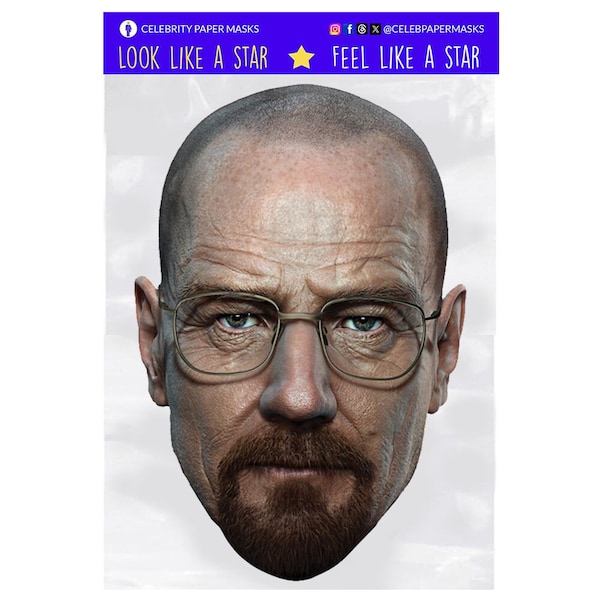 Walter White Mask - Etsy