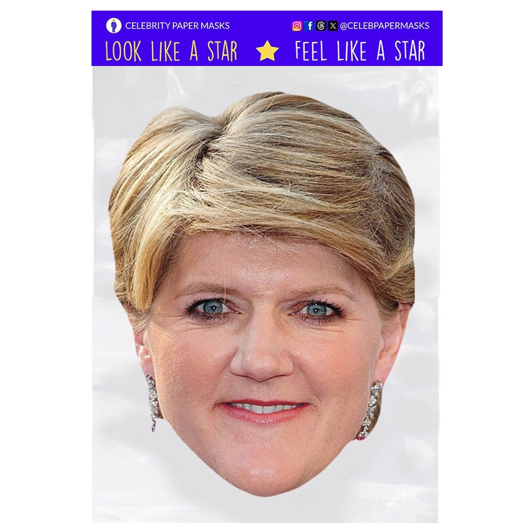 Claire Balding Celebrity Face Mask - Etsy