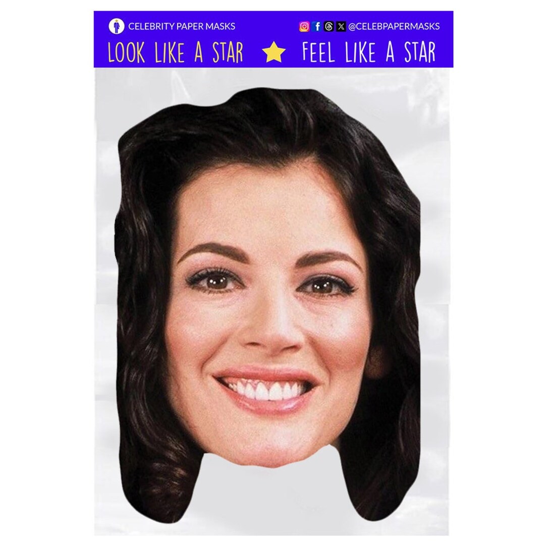 Nigella Lawson - the Domestic Goddess Celebrity Face Mask - Etsy