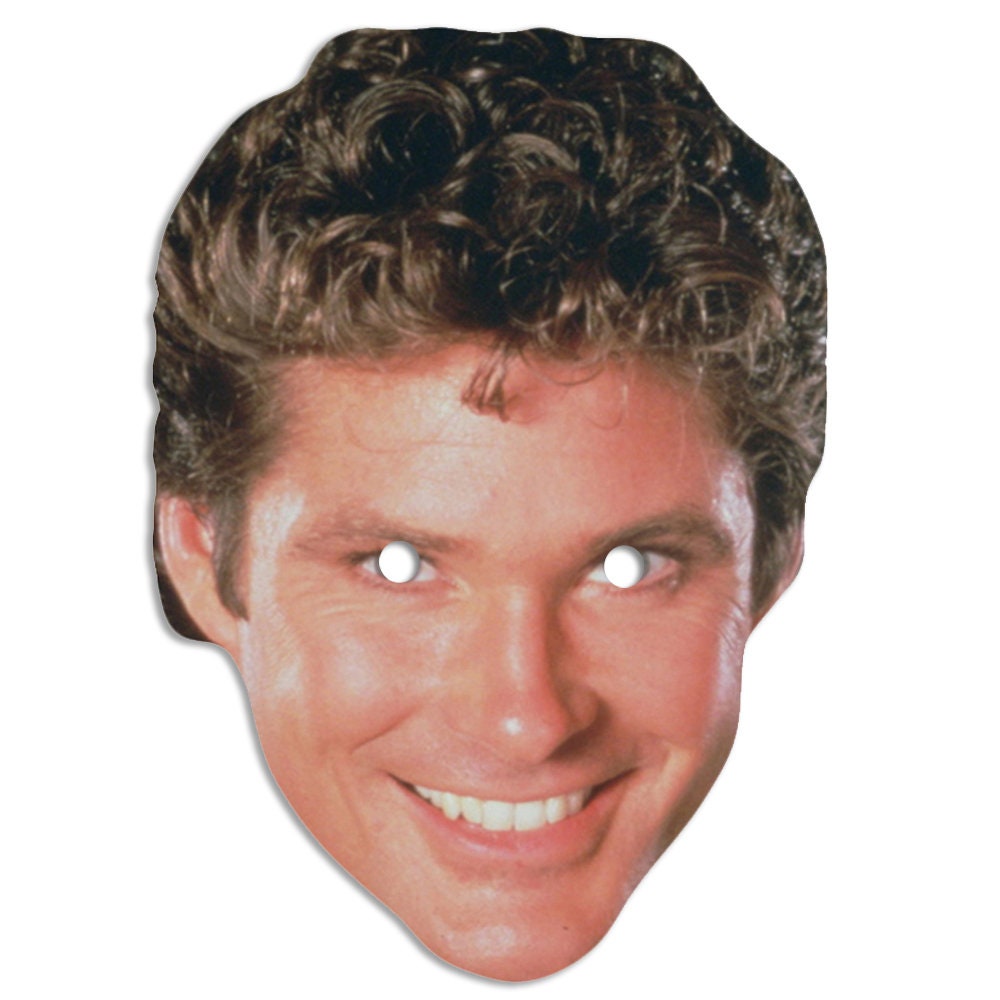David Hasselhoff the Hoff Celebrity Face Mask - Etsy