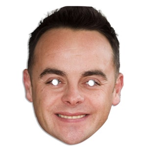 Ant Mcpartlin Celebrity Face Mask - Etsy