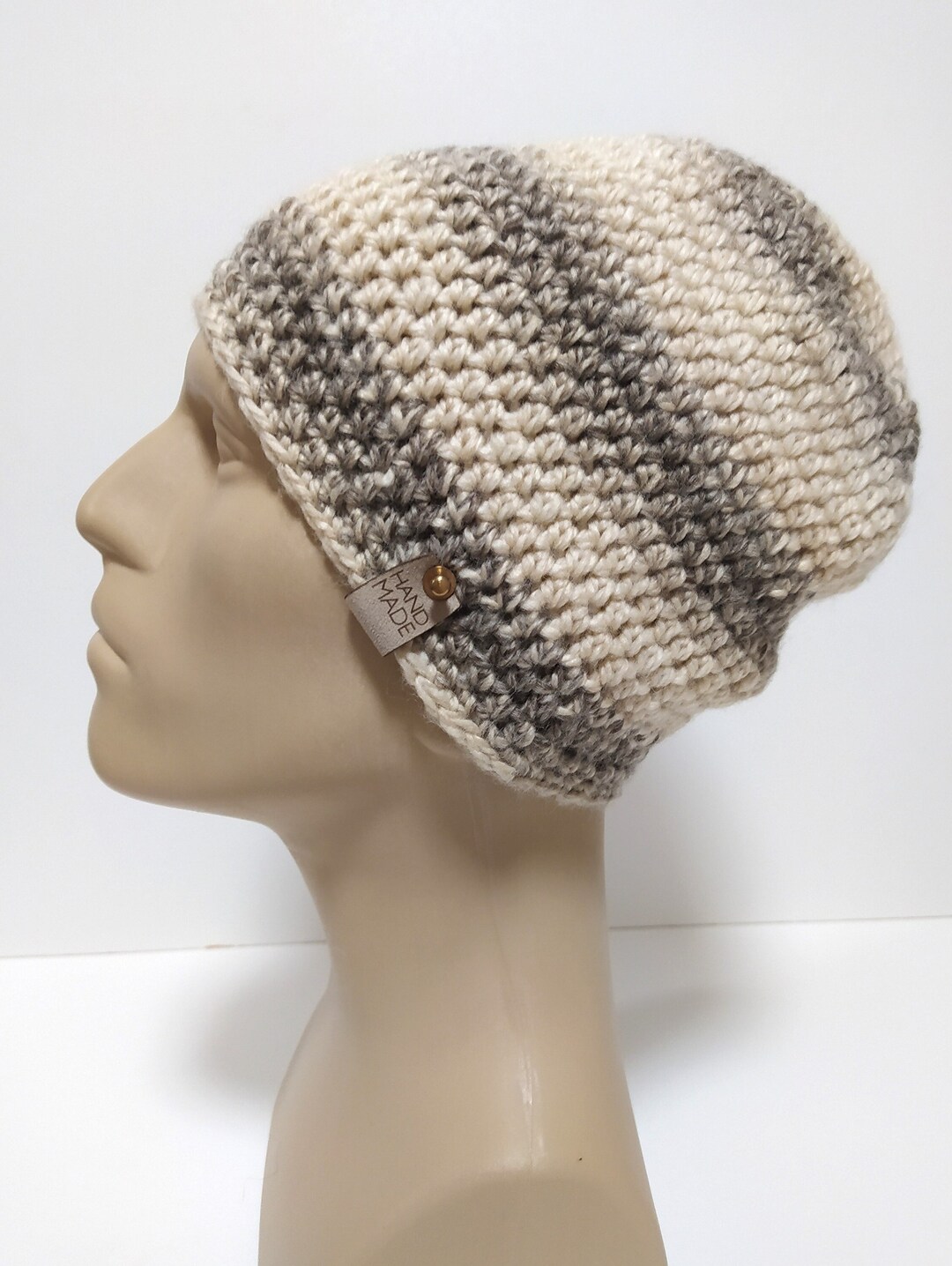 Scull Cap Crochet Hat Wool Hat Men Hat Men Beanie Handmade - Etsy