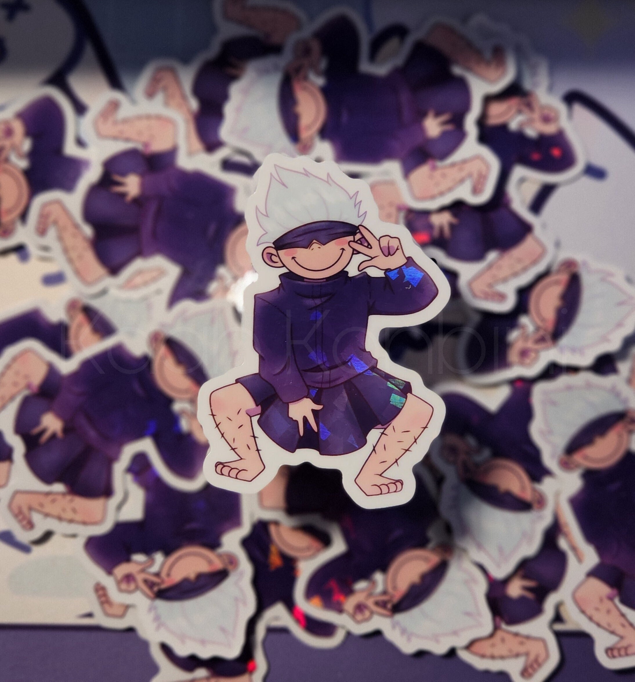 Satoru Gojo Skirt Jujutsu Kaisen Anime Waterproof Prism - Etsy