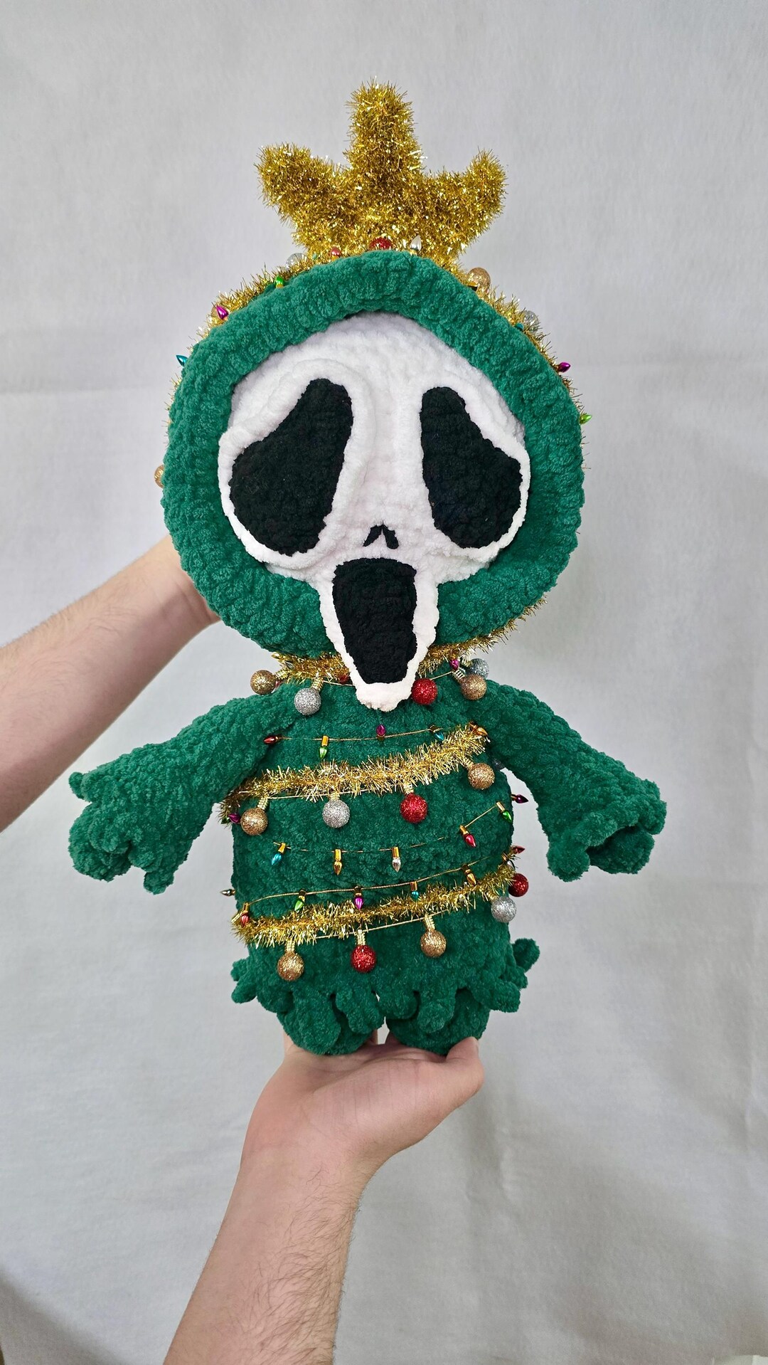 Christmas Tree Ghostface Horror Movie Crochet Doll Plushie - Etsy