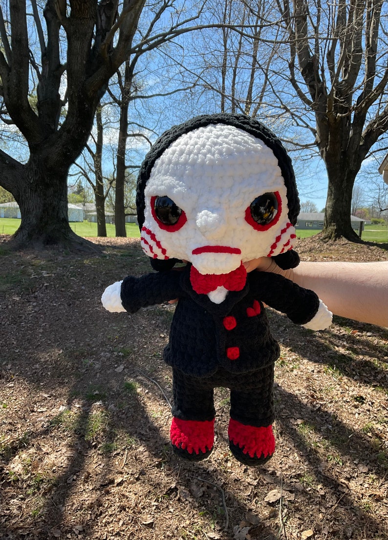 Billy/ Saw Puppet/ Handmade Crochet Plushie - Etsy