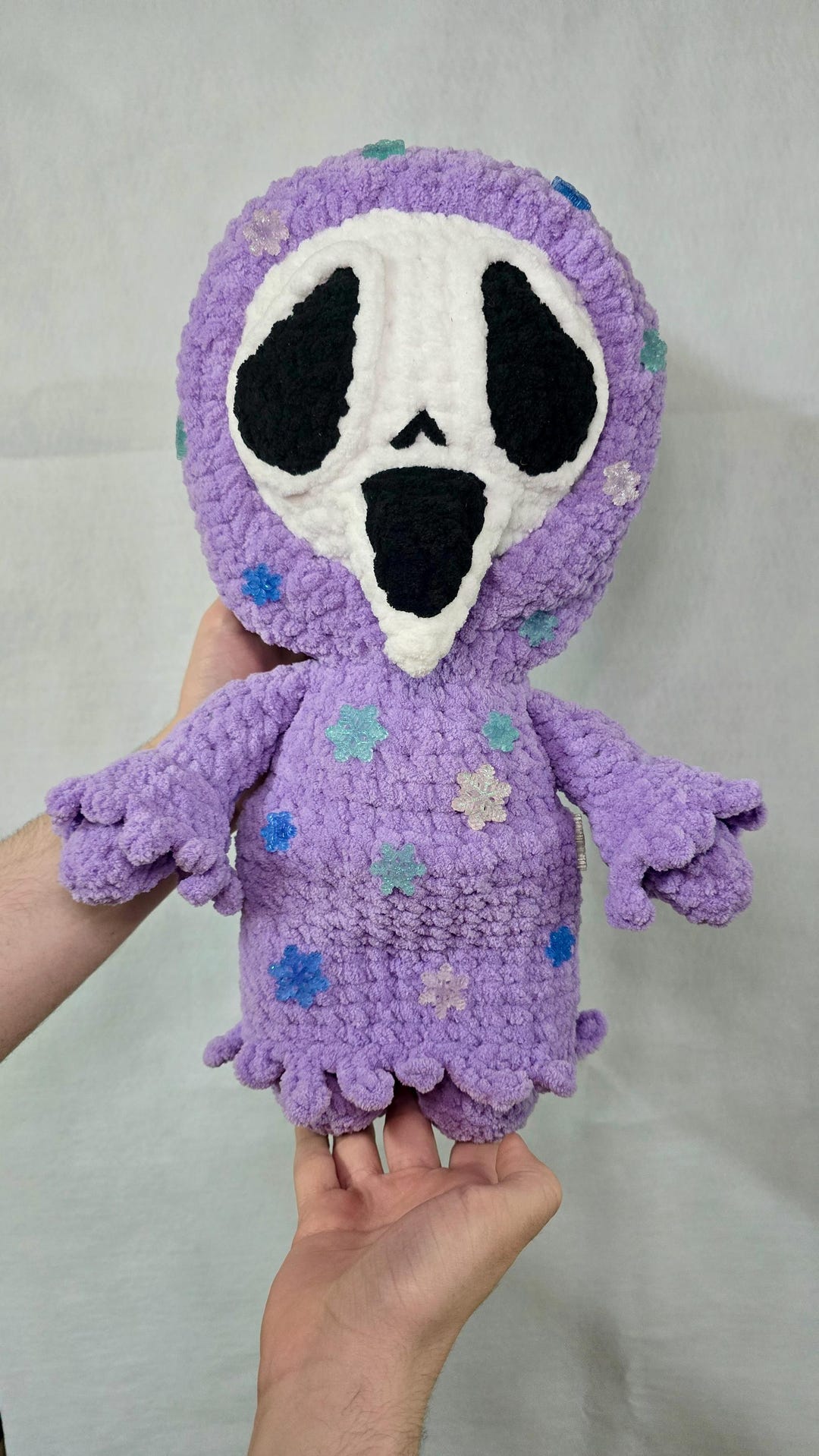 Snowflake Purple Ghostface Crochet Horror Movie Doll Plushie - Etsy