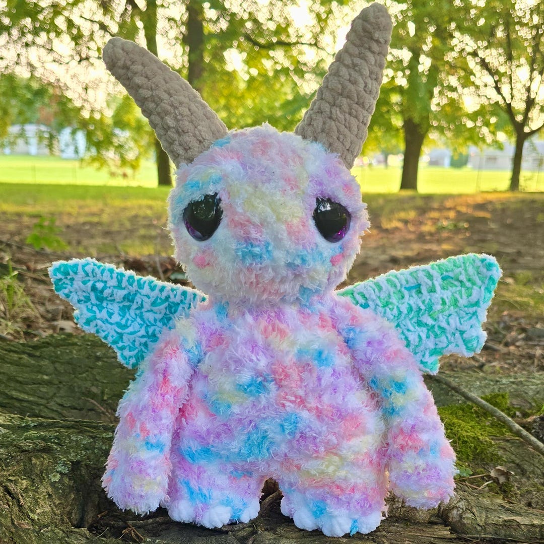 Butterfly Plushie/plushy Cotton Candy Monster Stuffed Animal - Etsy
