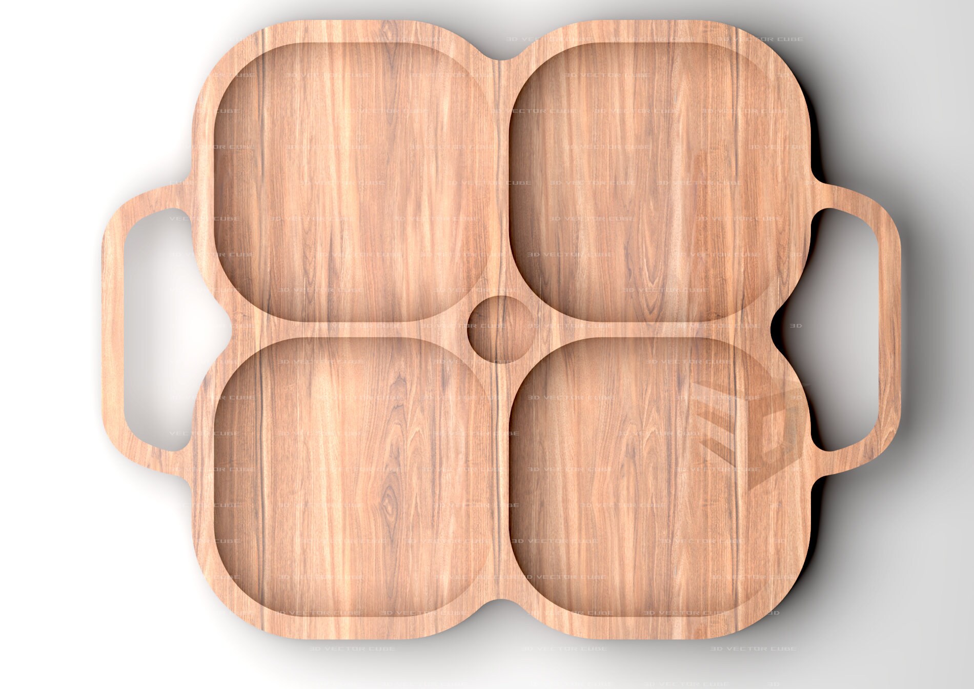 Wooden Tray Design | Files for CNC Machining(.ai, .dxf, .pdf, .eps ...