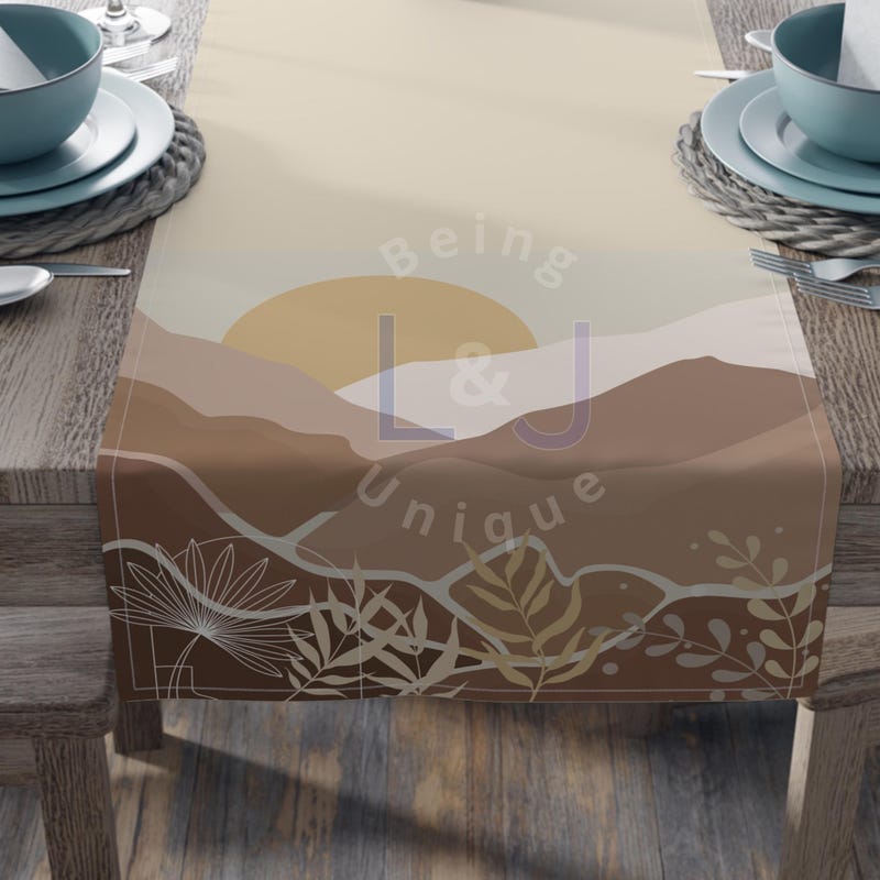 Rustic Table Runner - Etsy