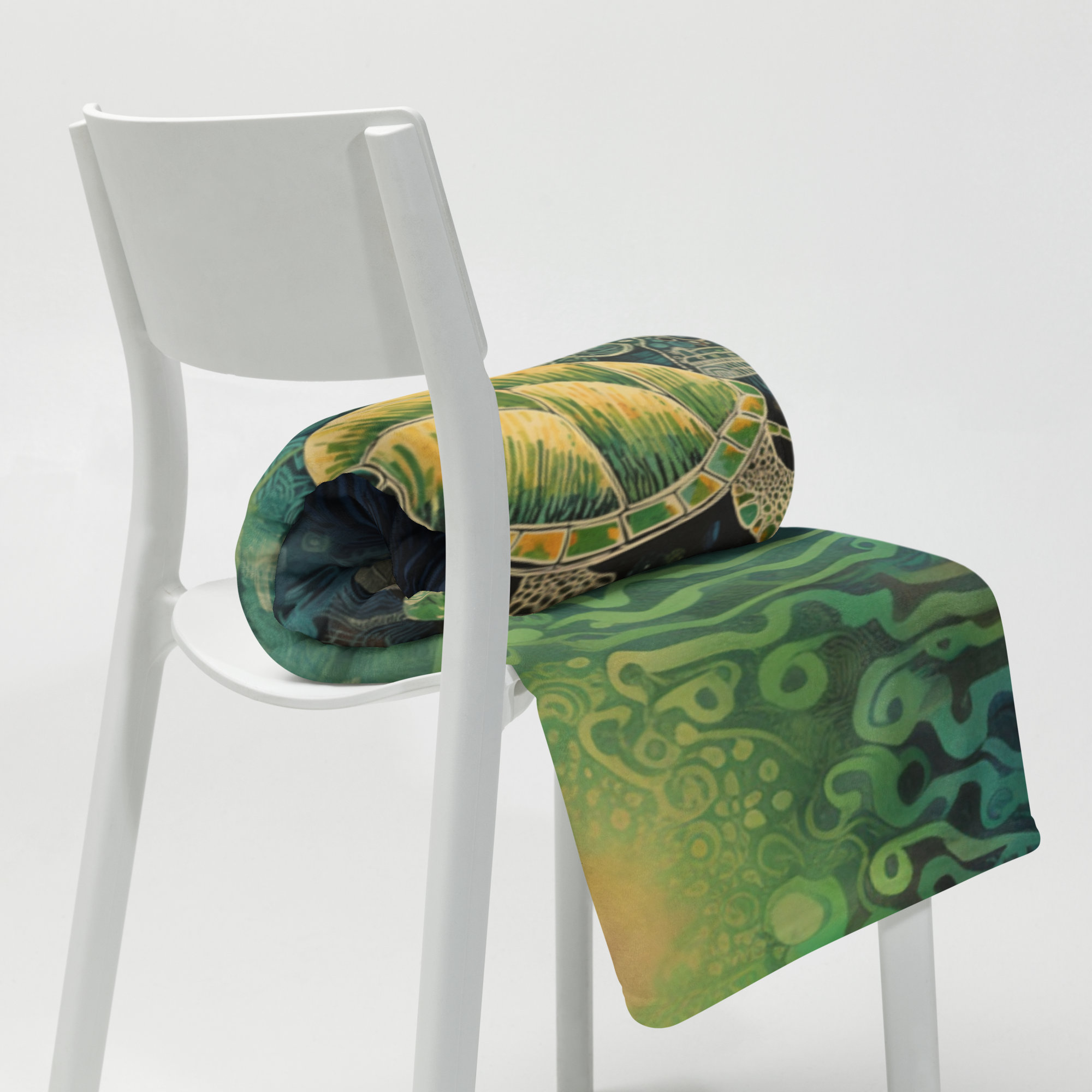 Sea Turtle Throw Blanket, Nature Lover, Cozy Ocean Decor, Bedding Quilt ...