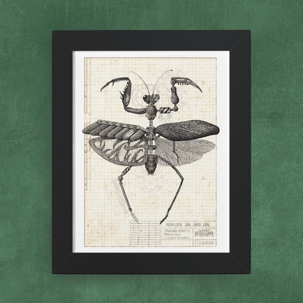 Steampunk Praying Mantis - Etsy