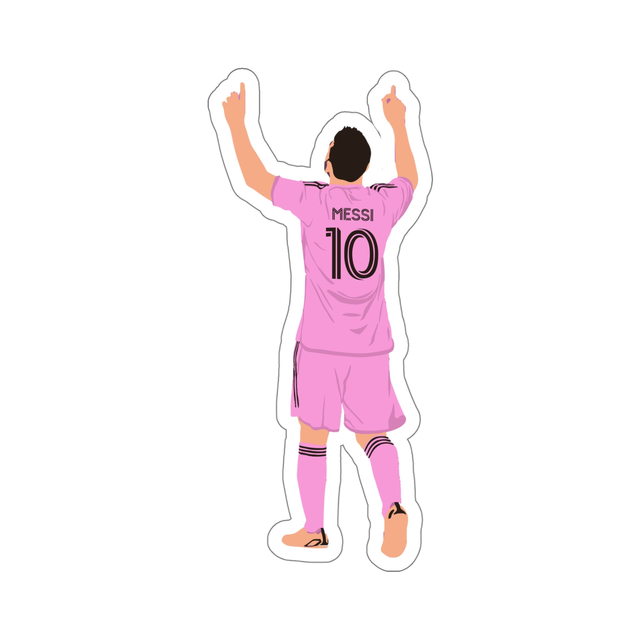 Messi STICKERS VYNIL Inter Miami Soccer Fan Gift Idea - Etsy
