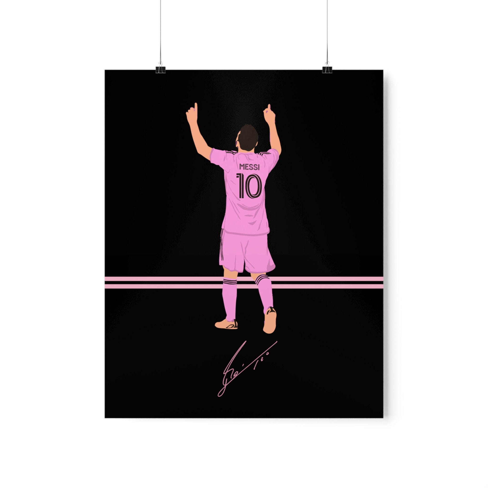 Messi POSTER Premium Matte Vertical Miami Inter Fan Gift - Etsy