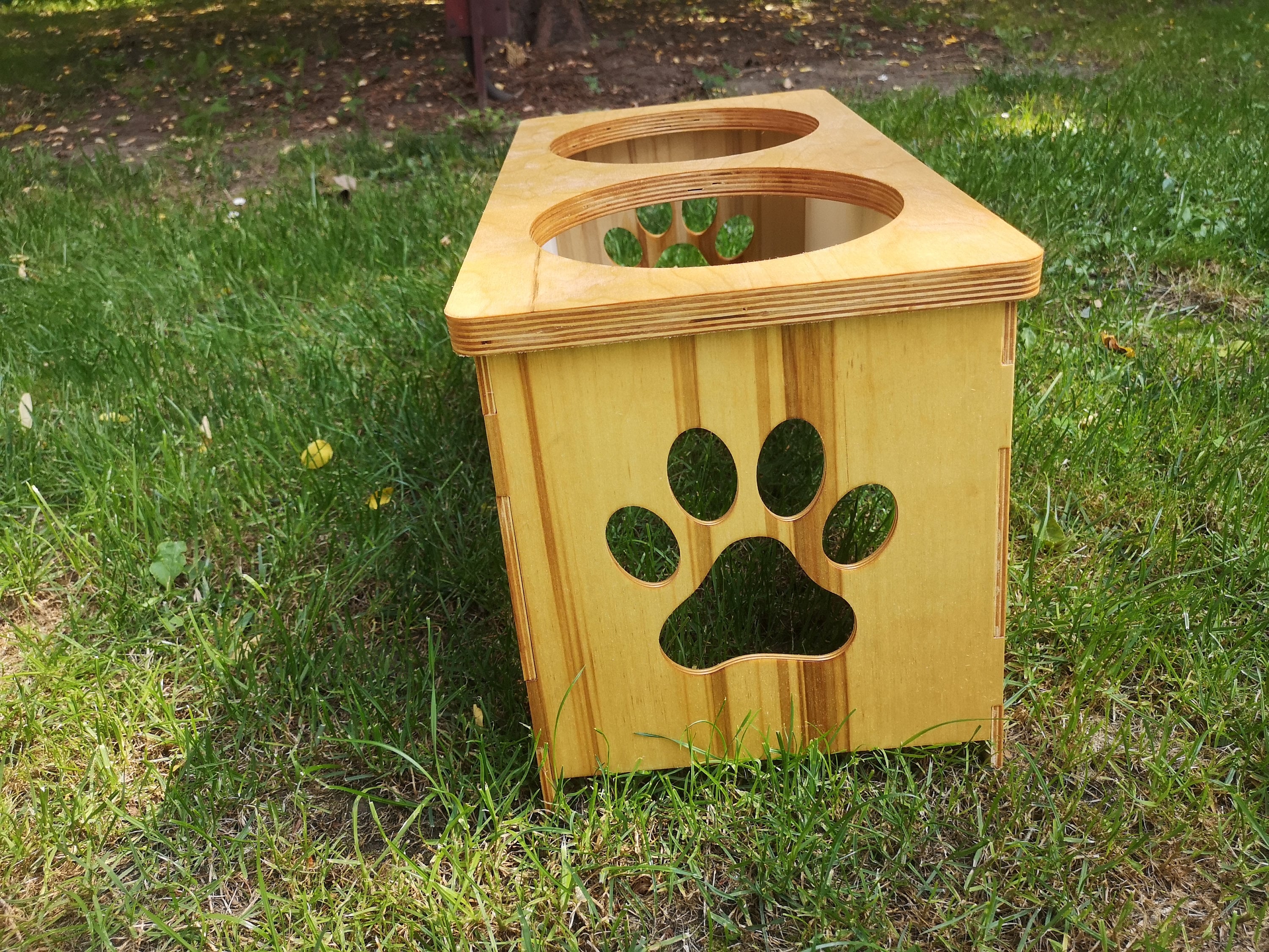 Dog Dish Holder | CNC Project | Dog Bowl Stand Digital Files | Instant ...
