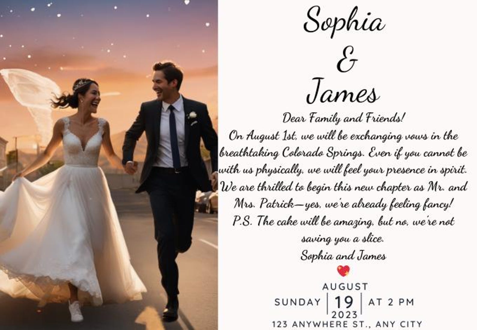 Fun and Humorous Wedding İnvitation-bringing a Smile to Your Special ...