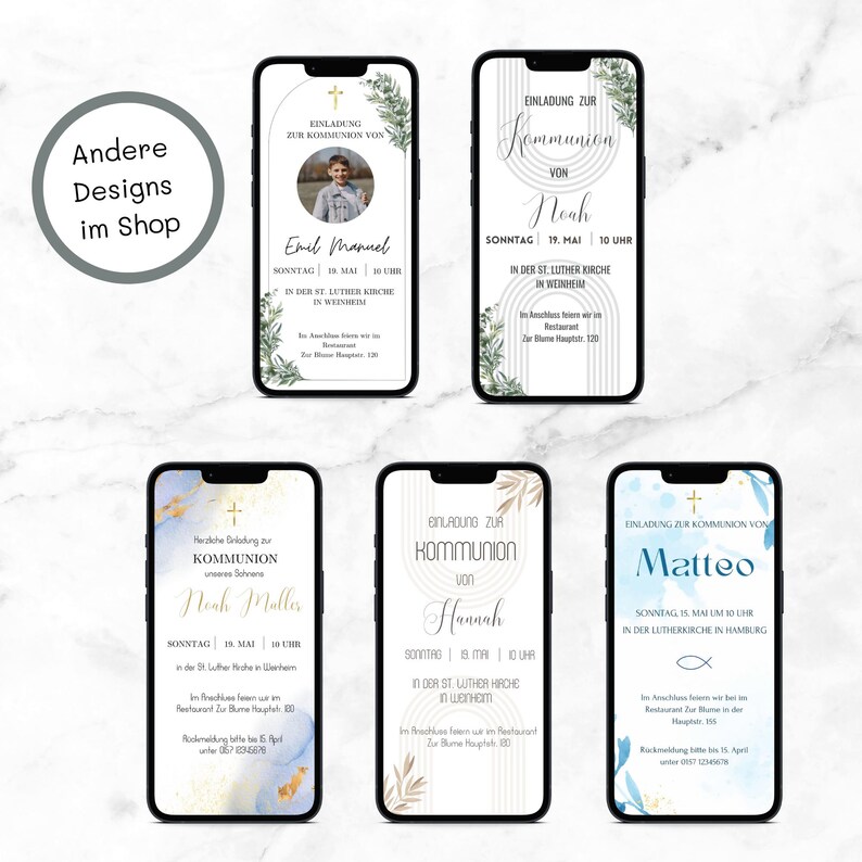 Communion Invitation, Digital Communion Invitation for Boys ...