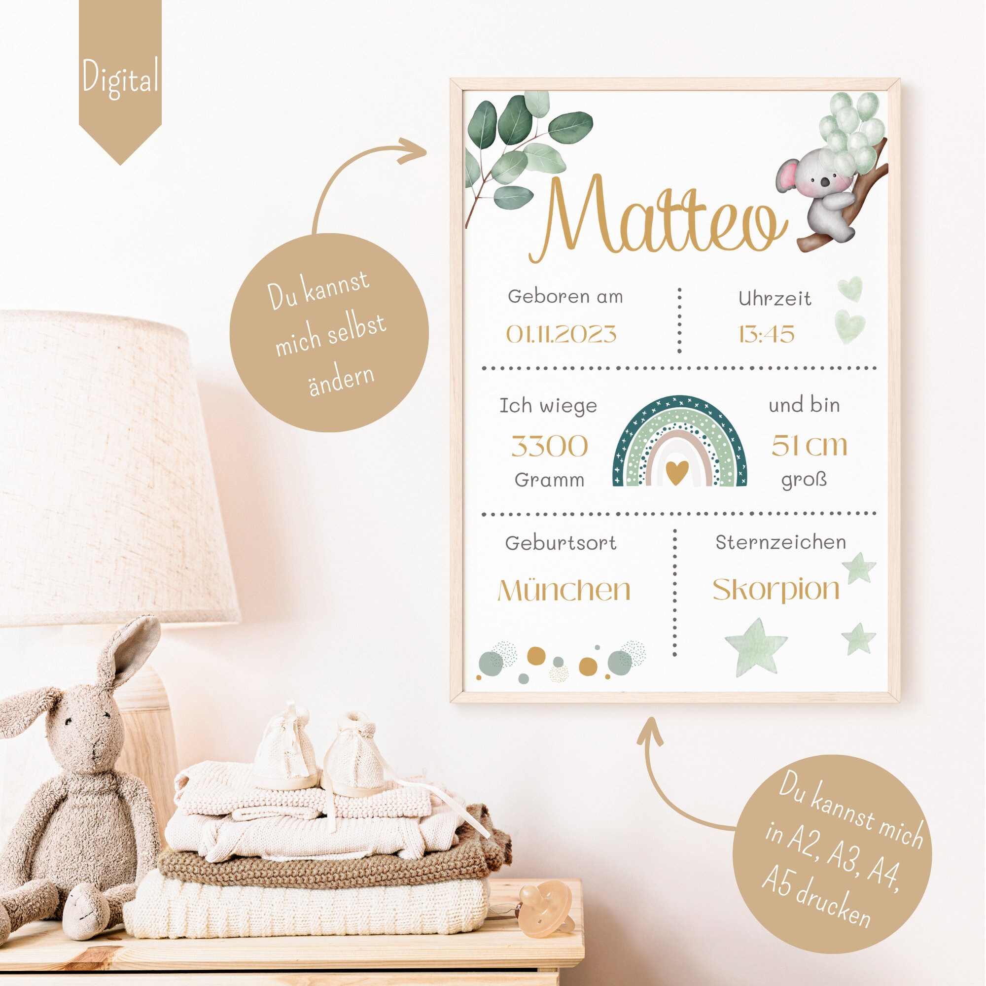 Gift Birth Gifts for the Birth Boy Gift Birth Personalized Gifts for ...