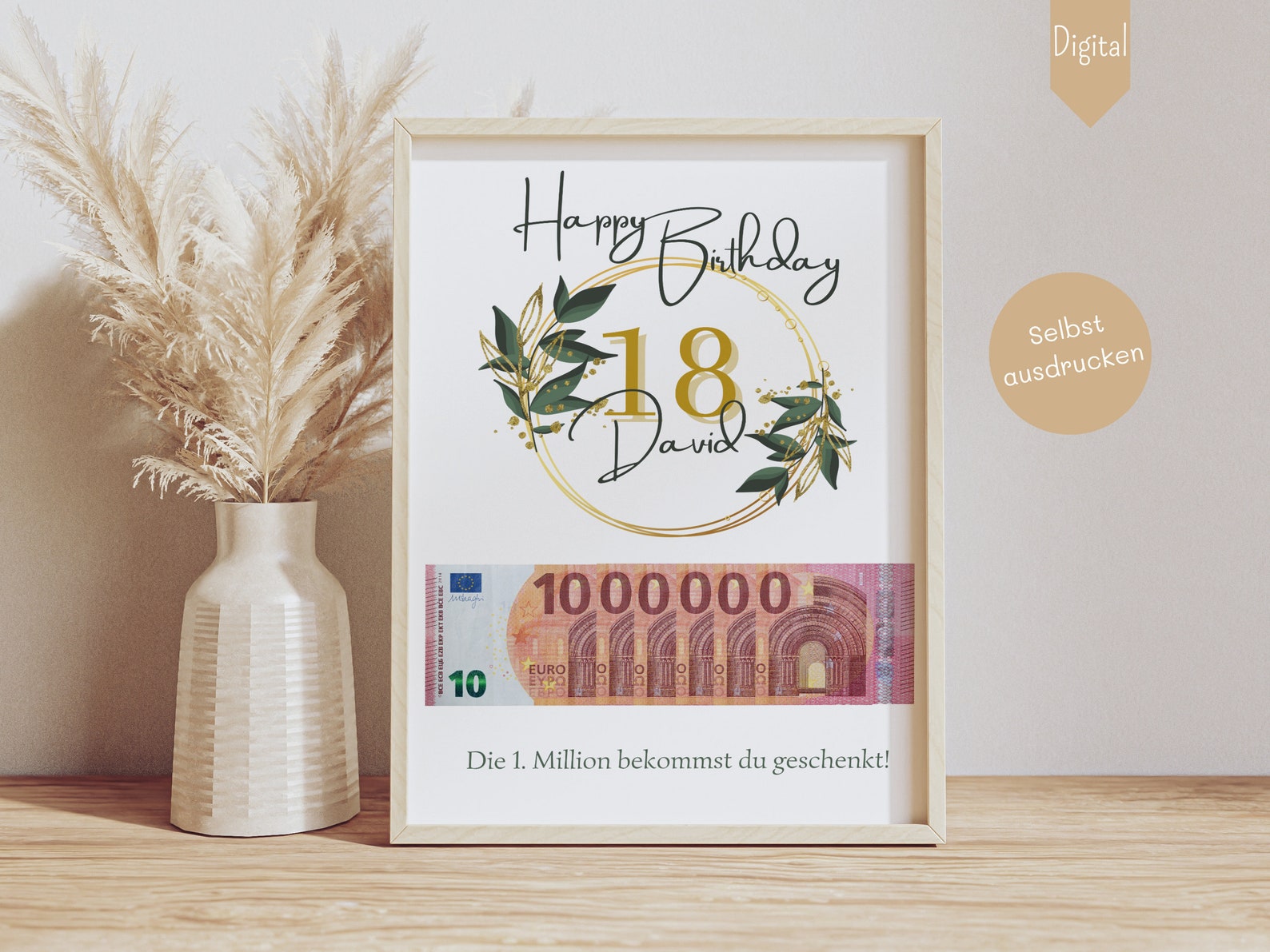 Money Gift 18th Birthday Personalized Money Gift Birthday Gift Son DIY ...