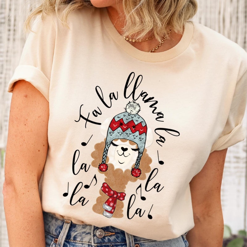 Christmas Llama - Etsy