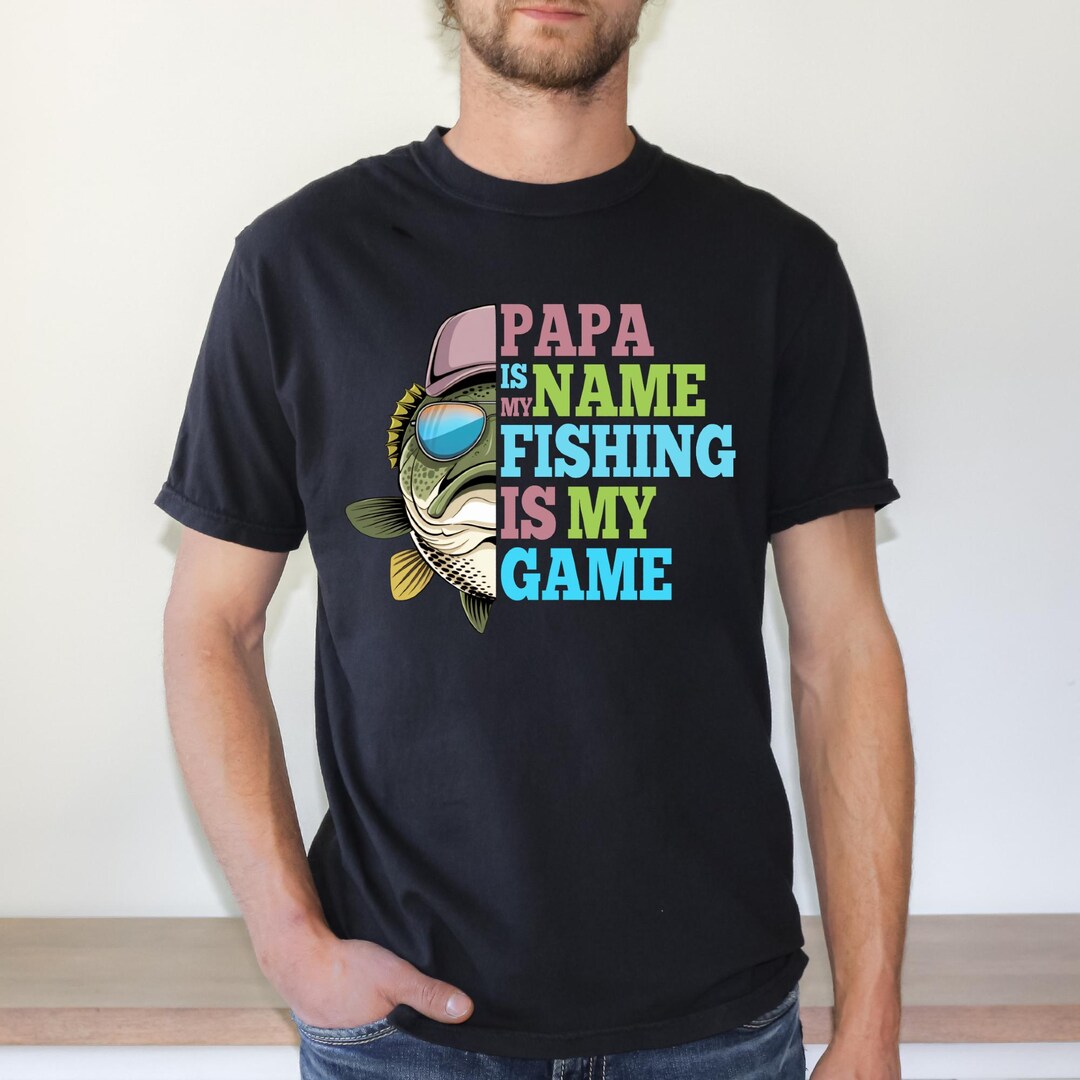 Fishing Dad Shirt, Fisherman Shirt, Funny Fishing Shirt, Gift for Papa ...