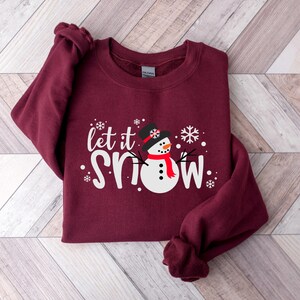 Christmas Snowman Shirt, Holiday Gift, Cozy Season - Etsy
