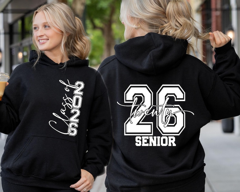 Senior 2026 Hoodie, Graduation Gift - Etsy