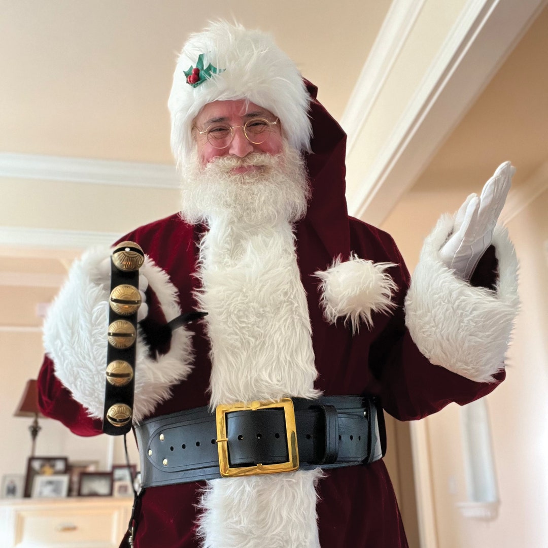 Dark Red Long Santa Hat One Size Fits All 35 - Etsy