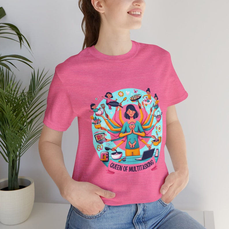 Mothers Day Shirt Queen of Multitasking T-shirt: Empower & Celebrate ...