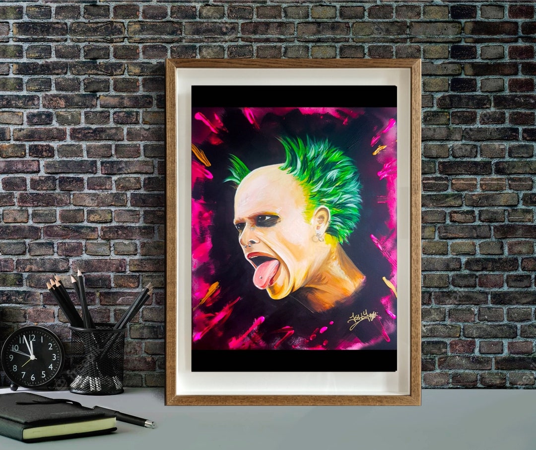 Keith Flint Print A3 Size by Jelly, Street Artist. Originally Created ...
