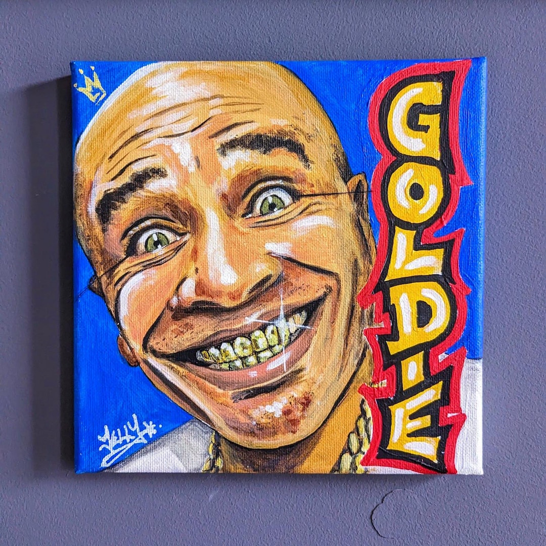 Goldie One off Original Artwork Painting on Canvas/ Jungle / Drum and ...