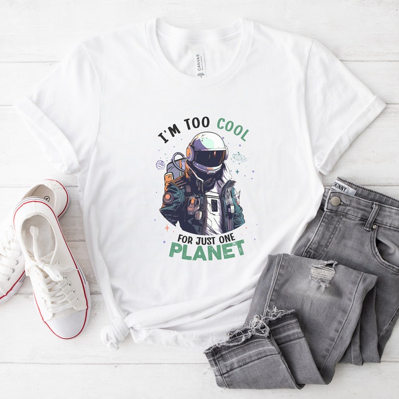Astronaut T-shirt Designs, Space Themed T-shirt Decorations, Nerdy ...