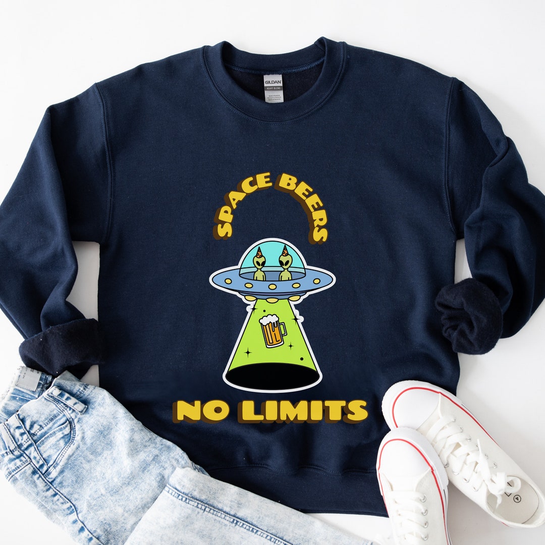 Alien UFO Abduction Sweatshirt, Alien Art UFO Sweatshirt, Alienware UFO ...