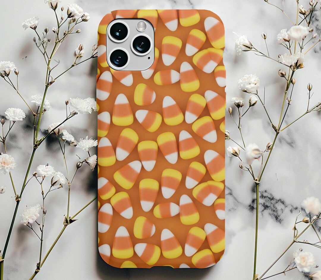 Candy Corn Halloween Phone Case – Seamless Fall Accessory - Etsy