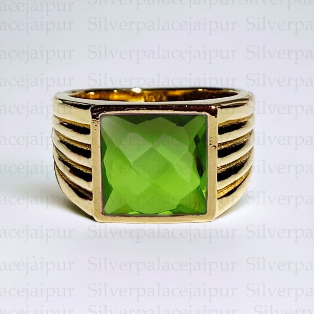 Peridot Ring, Peridot Wedding Ring, 925 Sterling Silver Ring, Peridot ...