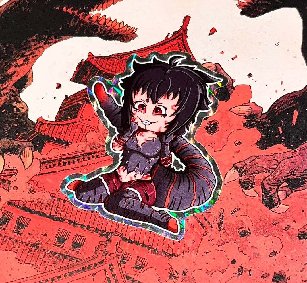 Holographic Chibi Shin Godzilla - Etsy