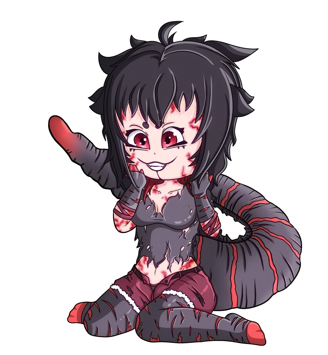 Holographic Chibi Shin Godzilla - Etsy