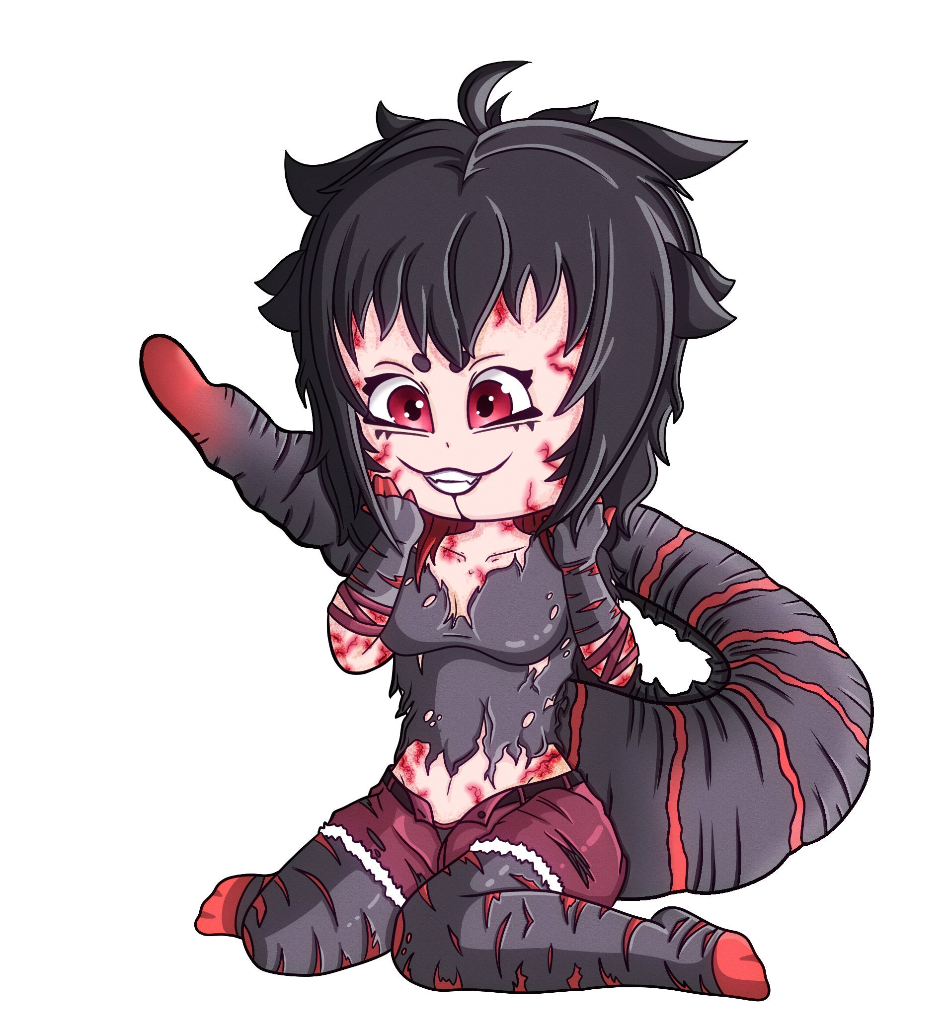 Holographic Chibi Shin Godzilla - Etsy