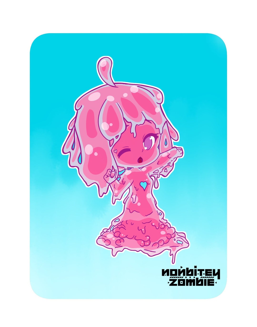 Chibi Slime Girl - Etsy