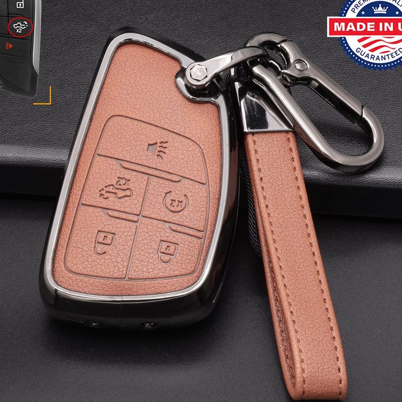 Leather Gmc Key Chain - Etsy