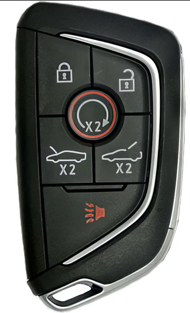 Customizable Leather & Aluminum Key Fob Cover With Keychain for ...